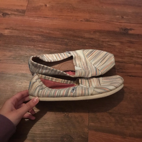 Toms | Shoes | Colorful Striped Toms | Poshmark